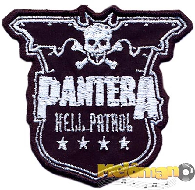 Patches Patch Bordado Termocolante Pantera Hell Patrol Dimebag