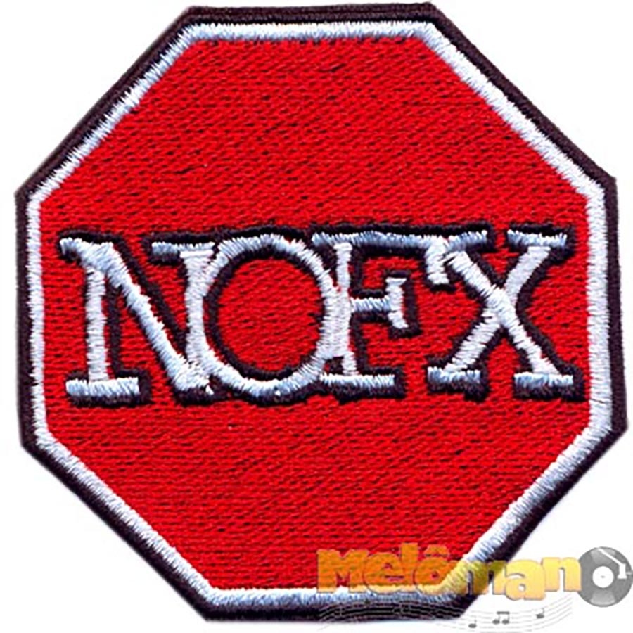 Patches Patch Bordado Termocolante Nofx Logo Stop Hardcore Epitaph