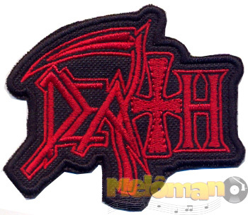Patches Patch Bordado Termocolante Death Logo Scream Bloody Gore
