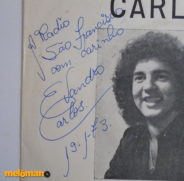 Vinil Evandro Carlos - O Capeta (1972) Autografado