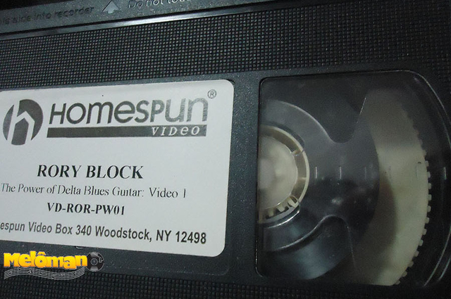 Outras Formatos VHS Rory Block - Delta Blues Guitar Taught by Rory Blo