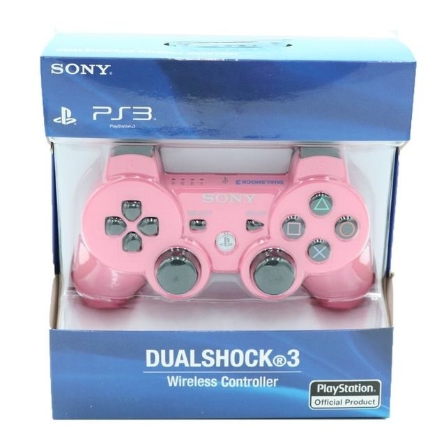 Controle DualShock 3 PS3 - Rosa - Scorpion Games