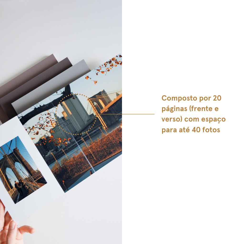 album para poucas fotos