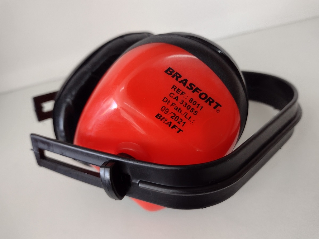 Abafador Ruidos Brasfort Concha Protetor Auditivo Trabalho