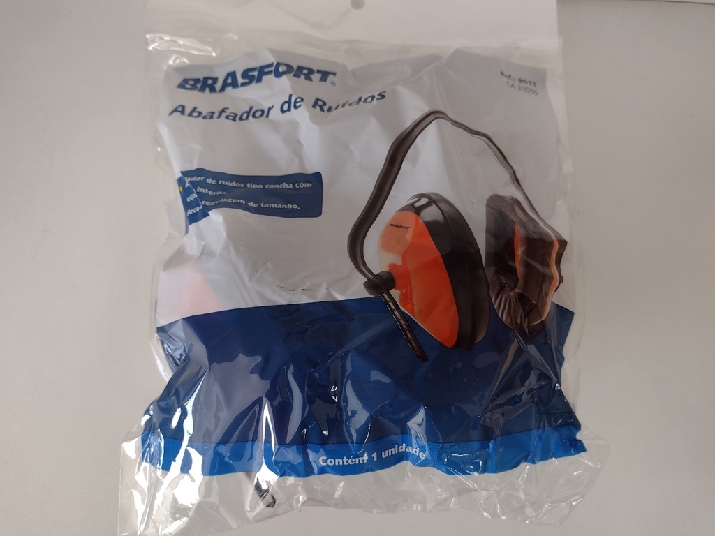 Abafador Ruidos Brasfort Concha Protetor Auditivo Trabalho