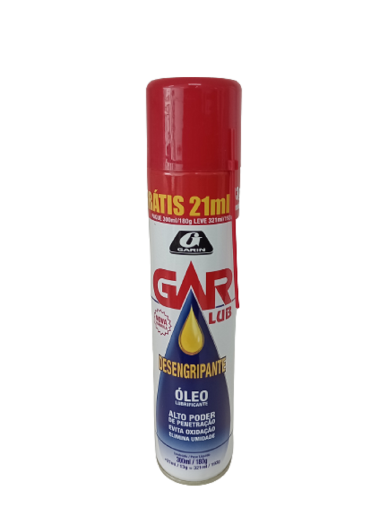 Oléo Lubrificante Desengripante Garlub 300ml GLD-300