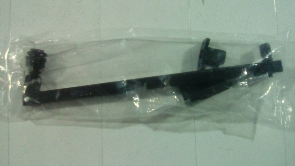Puxador Haste Janela Maxim Ar Vidro Temperado 40cm Preto