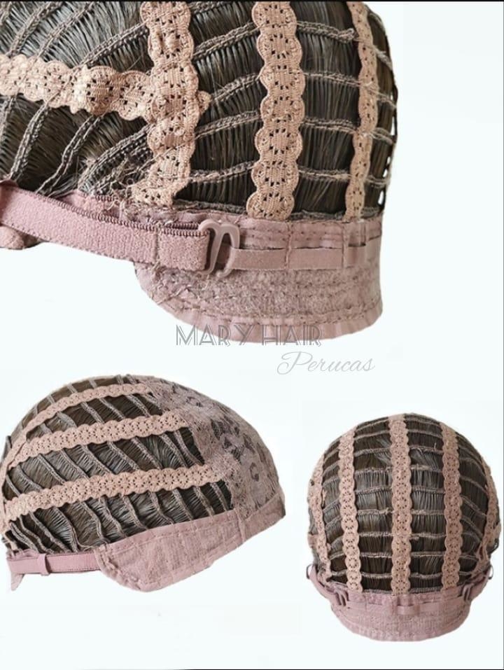 Wig Sheron Fibra Premium Ondulada Curta