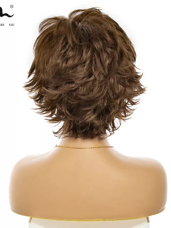 Wig Sheron Fibra Premium Ondulada Curta