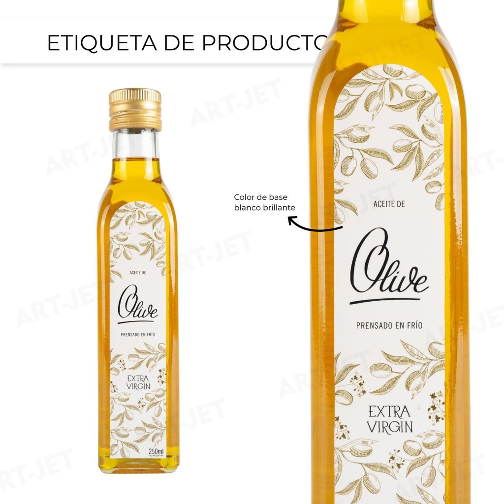 Filmilo Adhesivo Blanco Reluciente - Art-Jet® - A4 - 20hojas