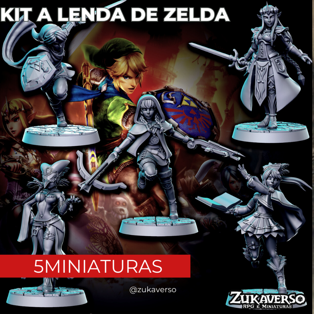 Kit Miniaturas Legend of Zelda - Comprar em ZukaVerso