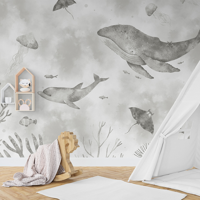 Papel de parede Deep Sea Gray
