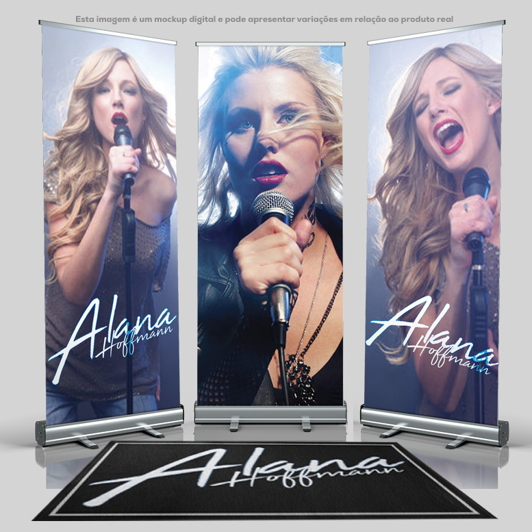 Backdrop de Camarim Retrátil | Banner Rollup