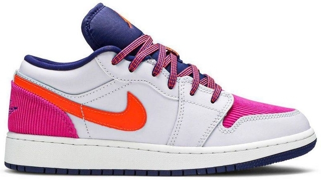AIR JORDAN 1 LOW ' FIRE PINK HYPER CRIMSON