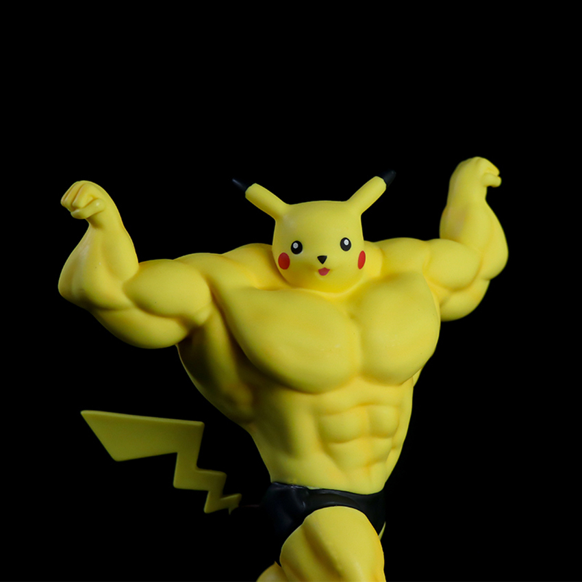 Action Figure Pokémon Fitness | Pikachu, Charmander, Squirtle e Bulbasaur