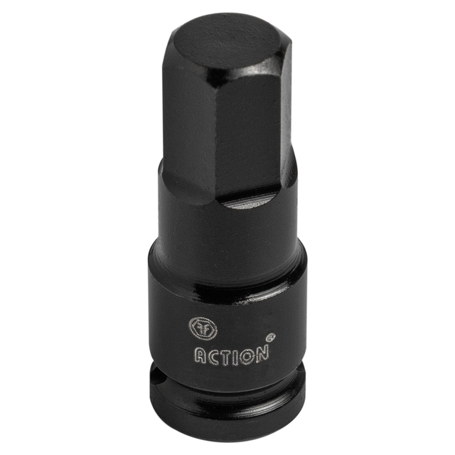 Soquete Allen de Impacto 9mm Curto x 1/4 Pol