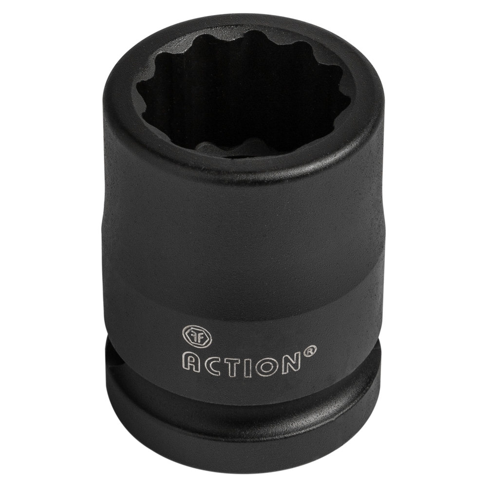 Soquete Estriado de Impacto 8mm Longo x 1/2 Pol