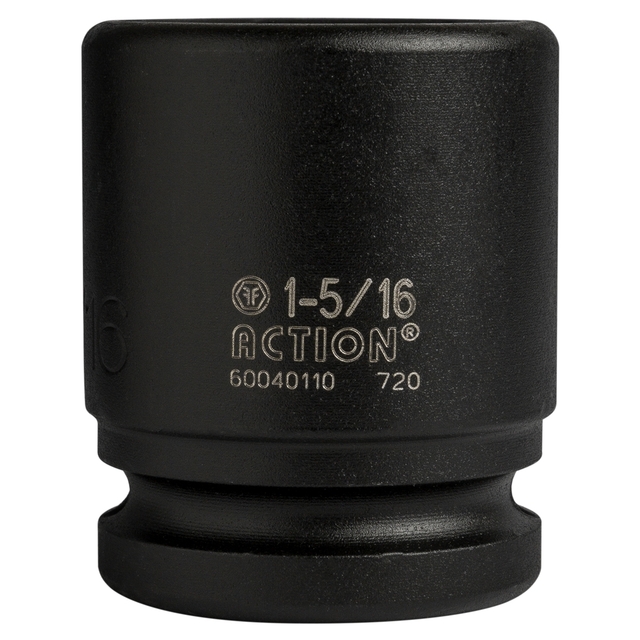Soquete Sextavado de Impacto 1.5/16 Pol Curto x 3/4 Pol