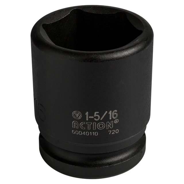 Soquete Sextavado de Impacto 1.5/16 Pol Curto x 3/4 Pol