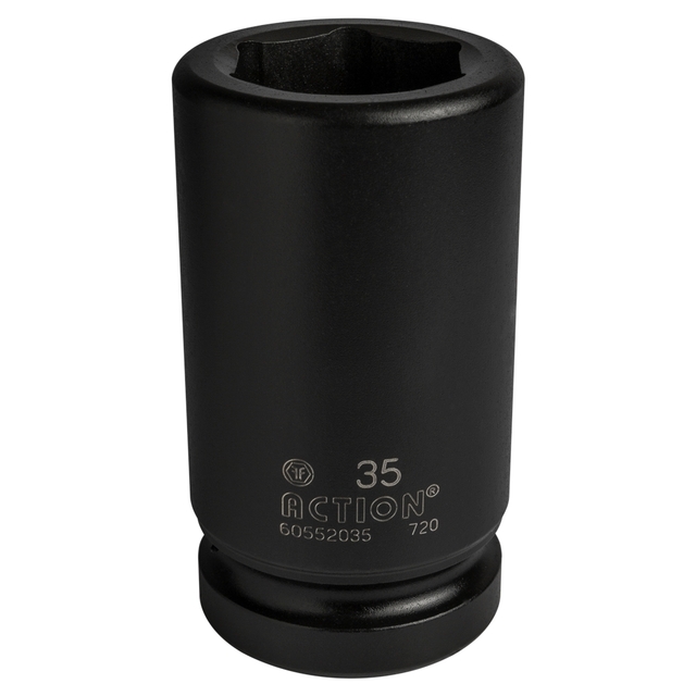 Soquete Sextavado de Impacto 35mm Longo x 1 Pol