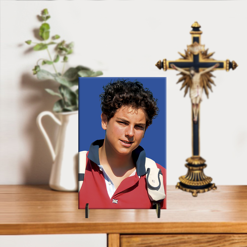 014A Porta Retrato Santos - Carlo Acutis