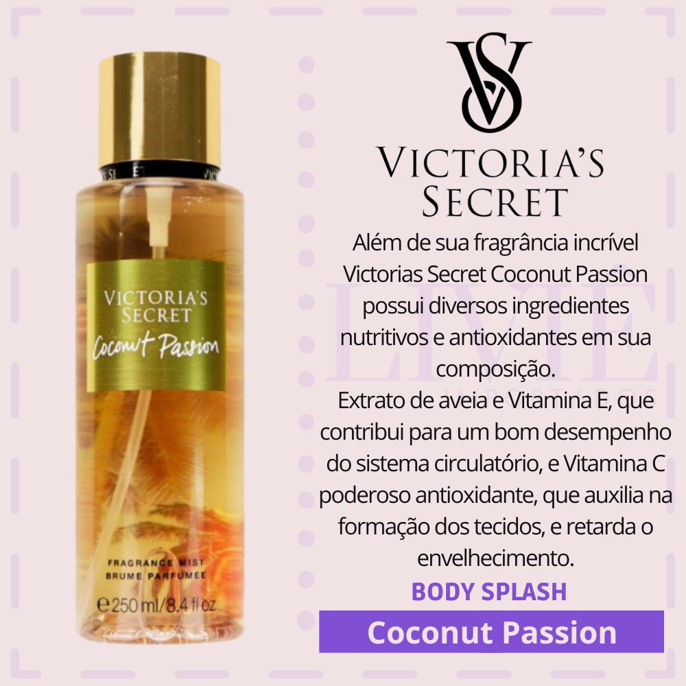 Body Splash Victoria'S Secret Coconut Passion 250ml