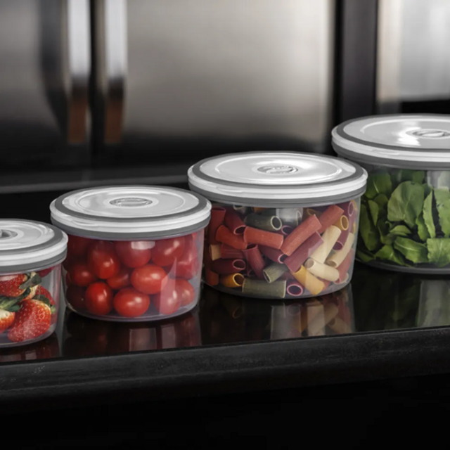 Kit Pote Redondo Electrolux 4 Unidades e fechamento hermético