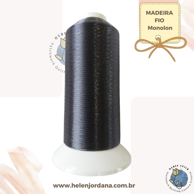 FIO TRANSPARENTE - LINHA INVISIVEL - MONOLON - MADEIRA - Carretel de ...