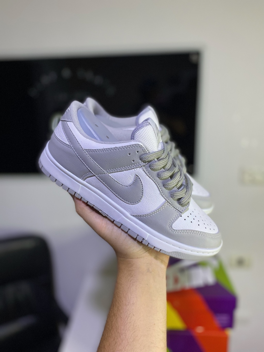 Nike Dunk Low Cinza/Branco - Comprar em GRD_IMPORTADOSS