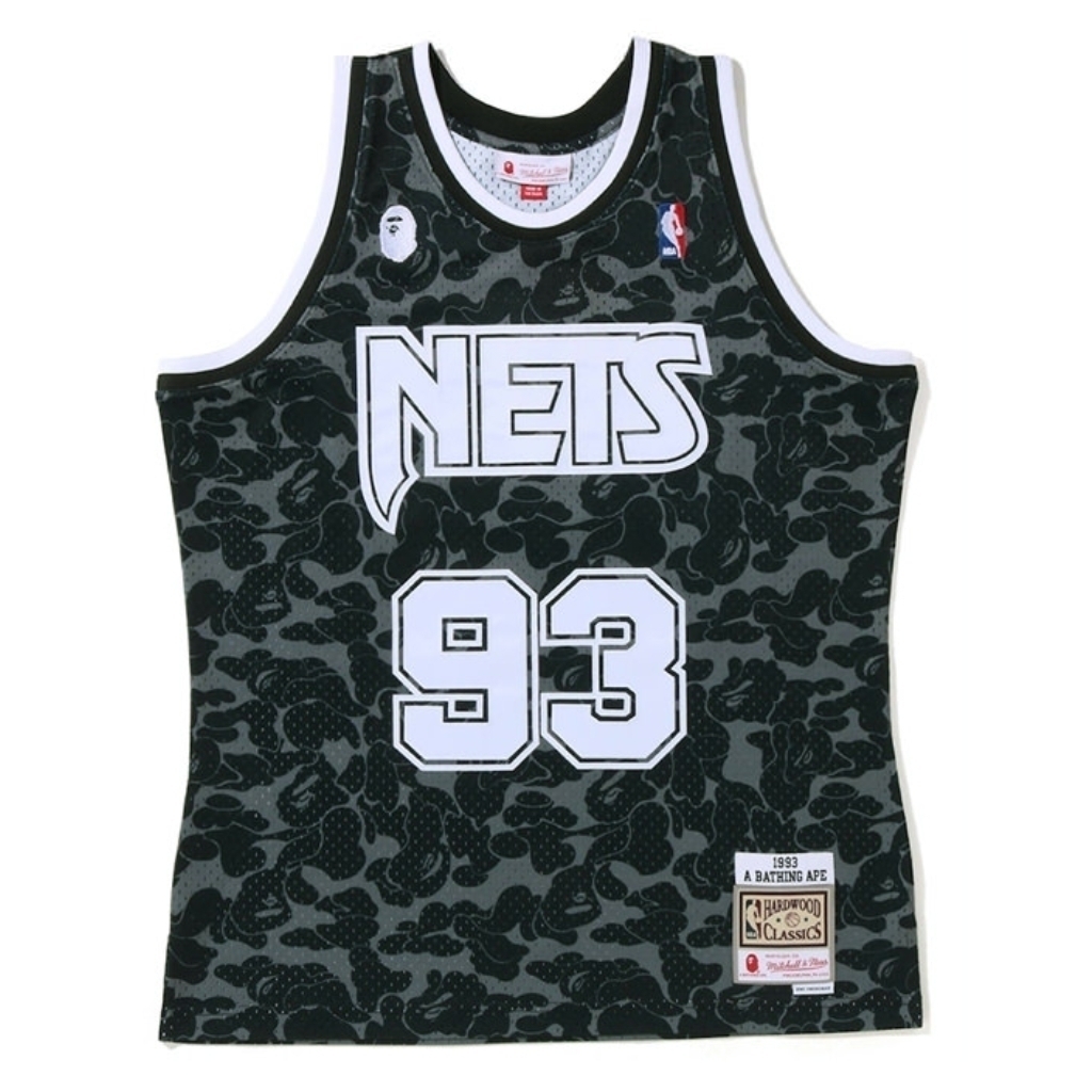 Regata Brooklyn Nets BAPE X Mitchell & Ness 1993 | Tevo Sports