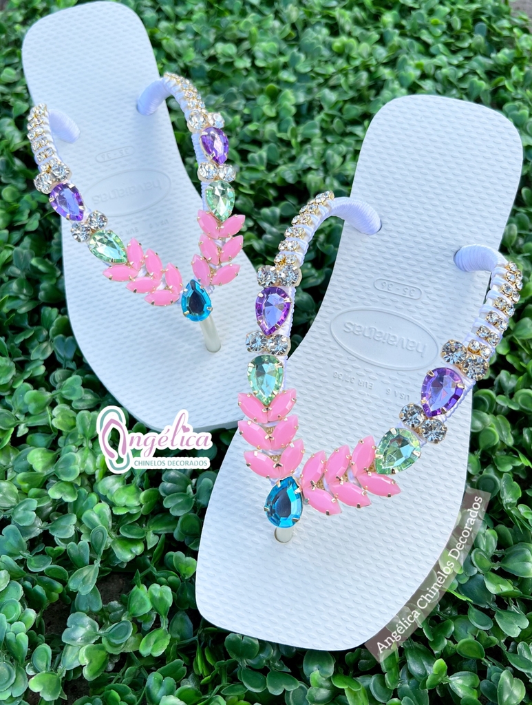 Square Sereia - Comprar em Angelica Chinelos Decorados