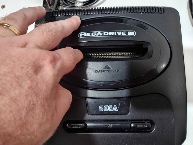 Console Mega Drive 3 Completo Tectoy + Controle Original + Fita Origin