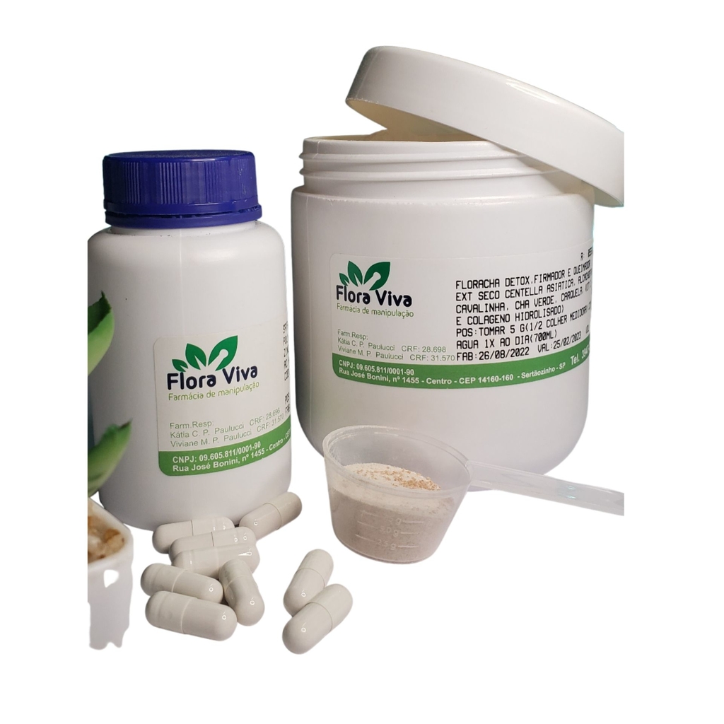 Florachá + Cápsulas Lipolíticas | Flora Viva