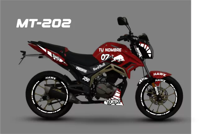 KIT CALCOMANIAS REFLEJANTES BDS HAWK 250 - Ahuevosi