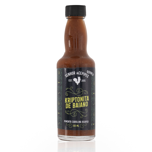 KRIPTONITA DE BAIANO - Molho de Pimenta Carolina Reaper