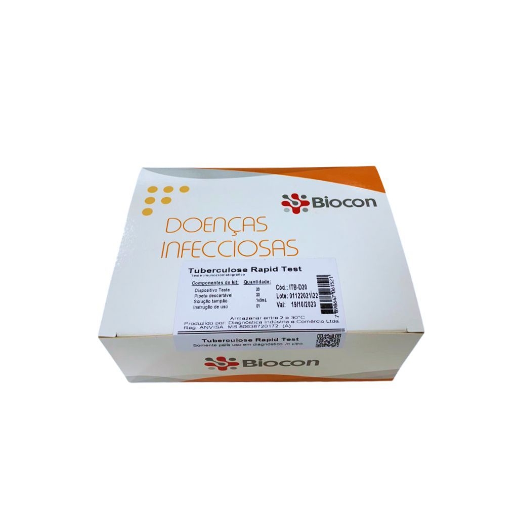 Teste Tuberculose Cx C/20un Biocon - Gaia Testes