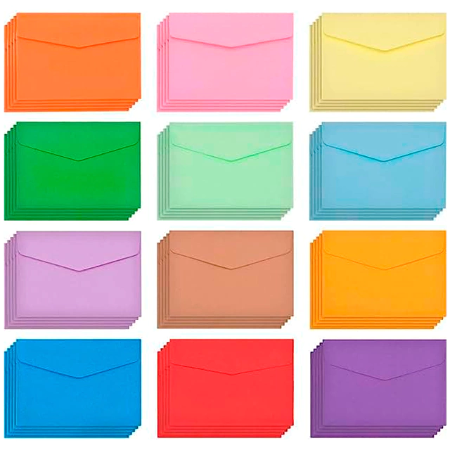Envelope Carta Colorido 72mm x 108mm - Foroni