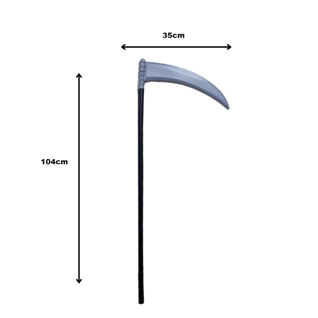 Foice Plástico Pânico Fantasia Halloween