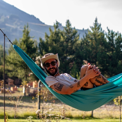 Hamaca Kit Nómade - Verde Musgo - Wuelche Outdoors