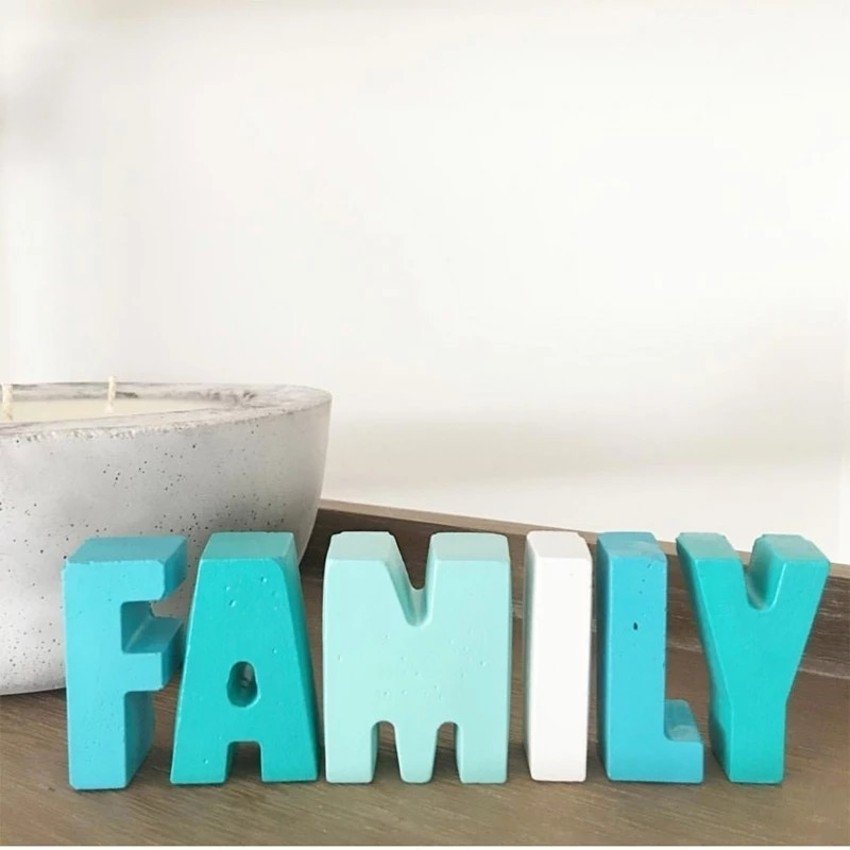 Molde de Letras Family Ref 047 - SILIMIX MOLDES