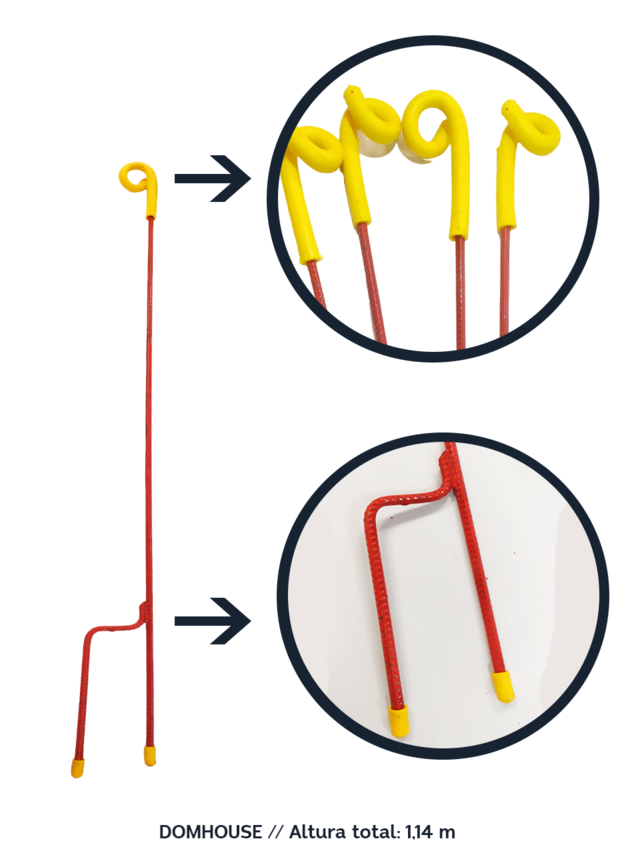 25 Varillas Rulo para Cerco Alambrado Electrico Campo