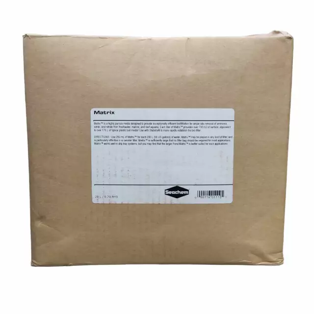 Seachem Matrix 20l Litros Midia Biologica Lacrada Original