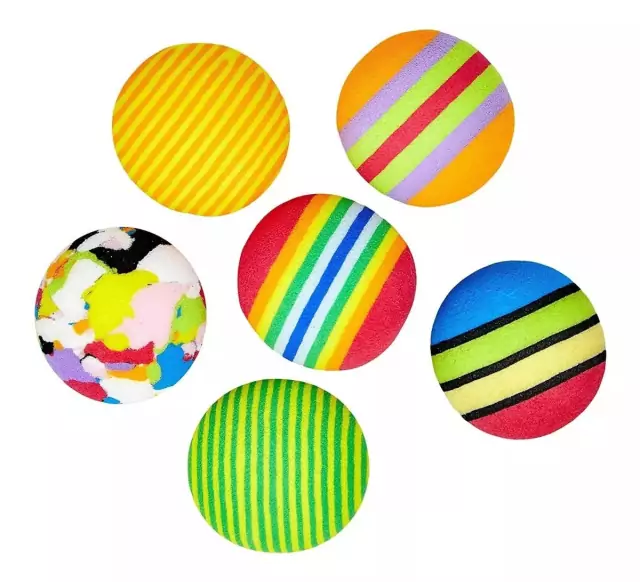 Jambo Cat Bolinha Espuma Com 6 Unidades