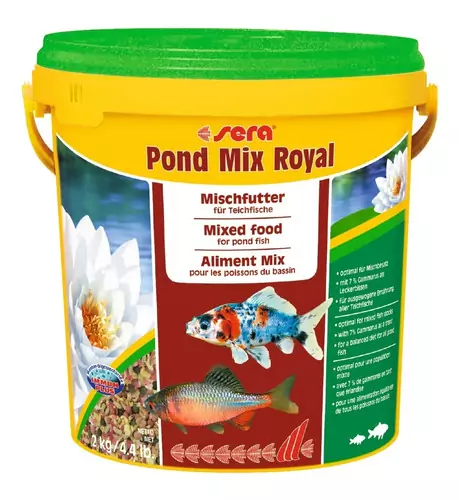 Ração Sera Pond Mix Royal Carpa Kinguio Lago 2kg Envio Flex