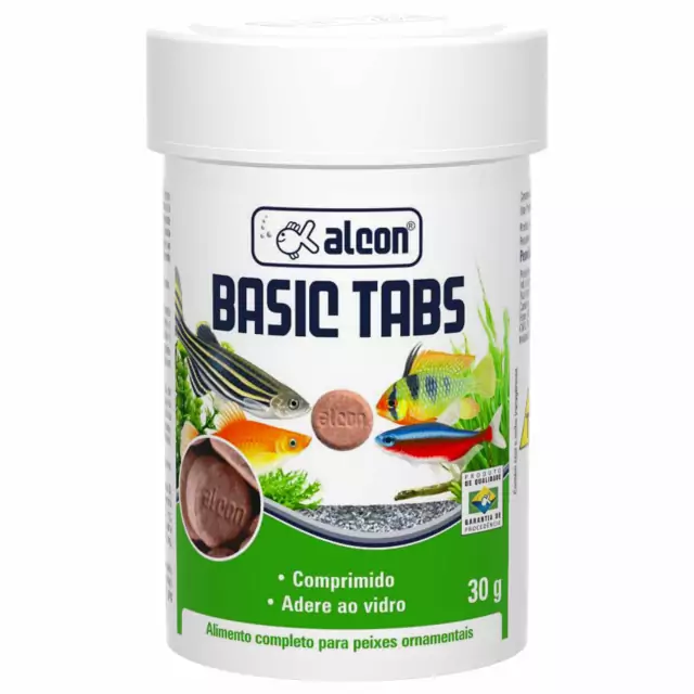 Alcon Basic Tabs 30g Pastilha Cola No Vidro