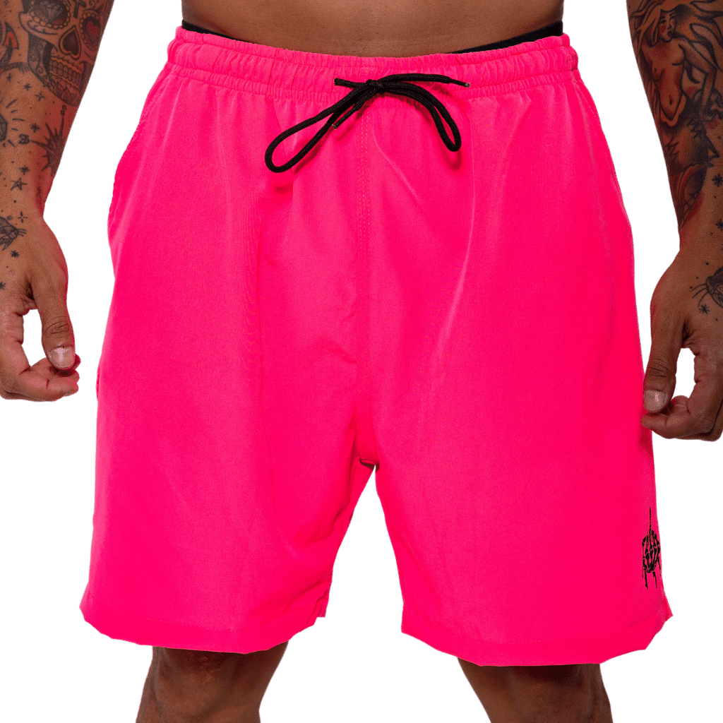 Bermuda Rosa - Quebra Cava - Lifestyle Motocross