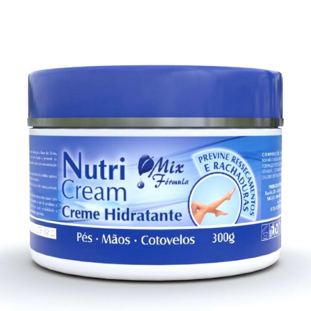 Creme Hidratante Nutri Cream Pés Mãos Cotovelos 300g