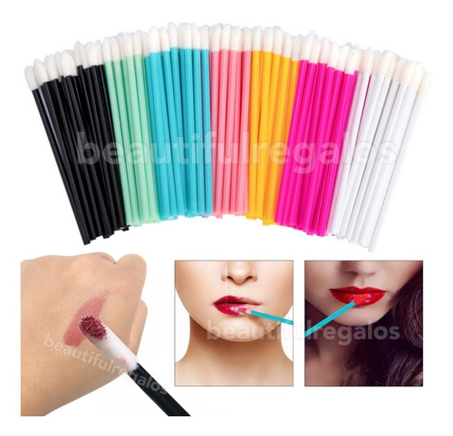 Aplicador Labial Descartable X8 Brillo Labial Gloss