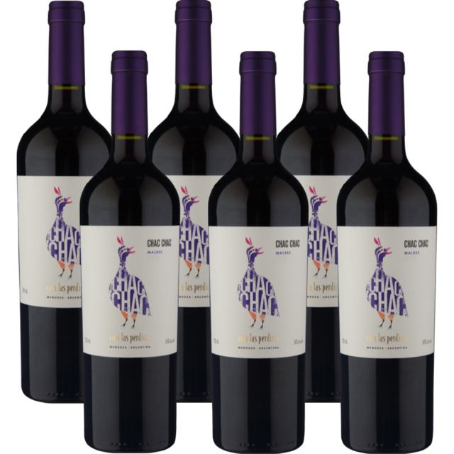 Combo Las Perdices Chac Chac Malbec (6 garrafas)