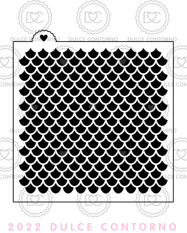 Stencil escamas 2022 - Comprar en Dulce Contorno